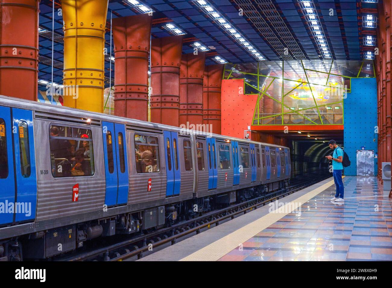 Portugal, Lisbon, Olaias metro station is among the 10 most beautiful ...