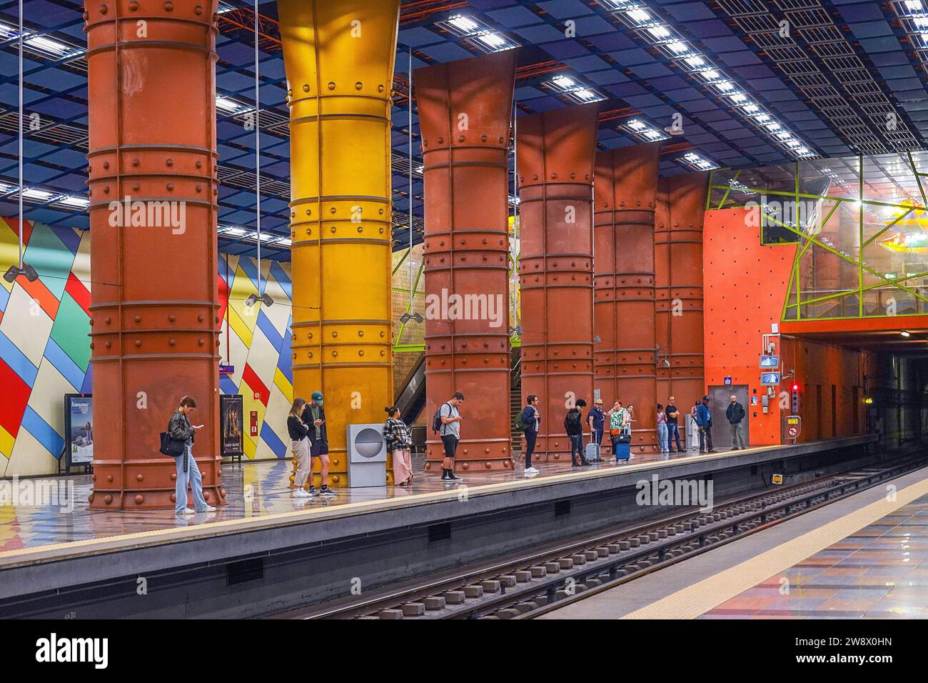 Portugal, Lisbon, Olaias metro station is among the 10 most beautiful ...