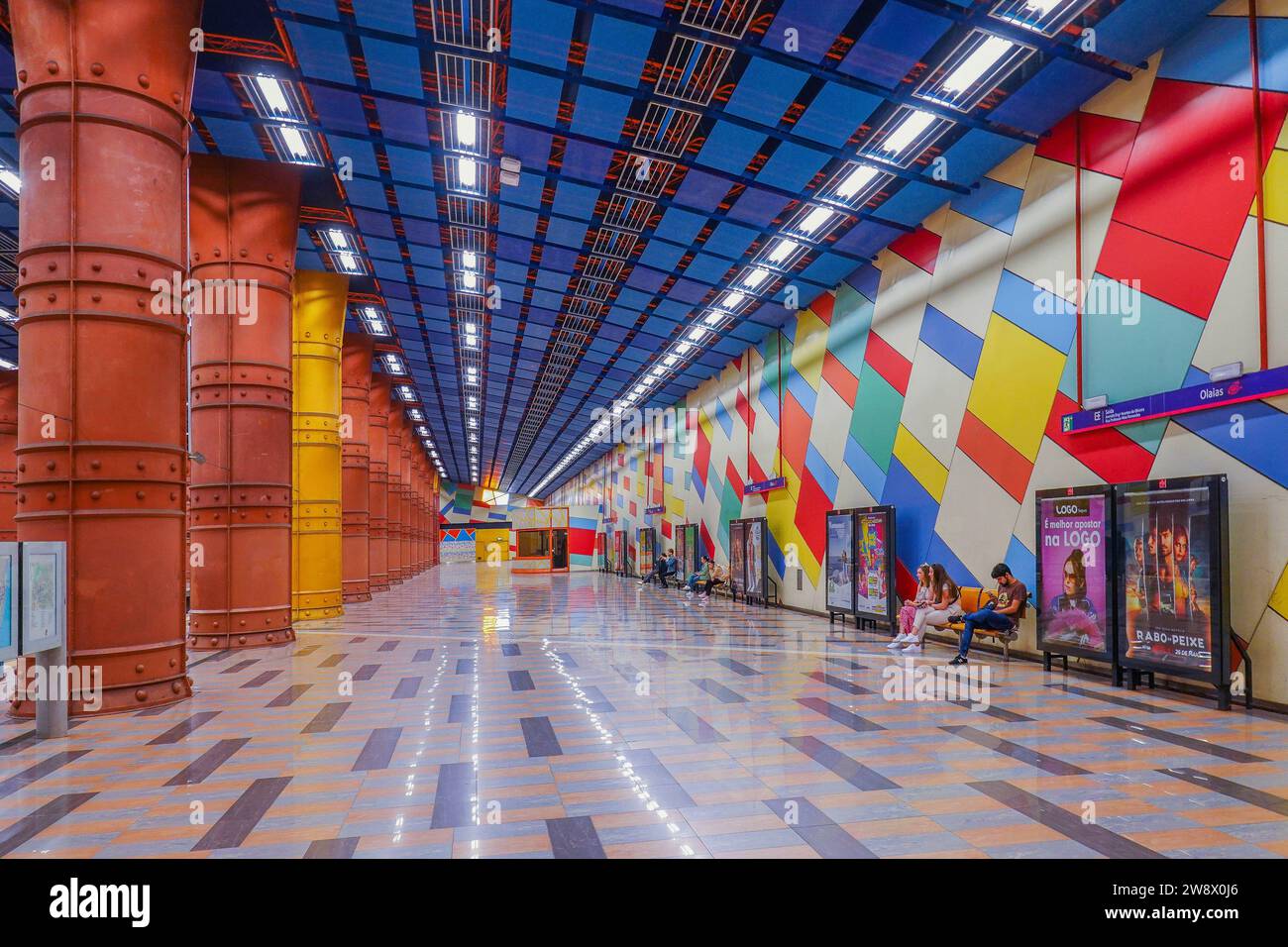 Portugal, Lisbon, Olaias metro station is among the 10 most beautiful ...