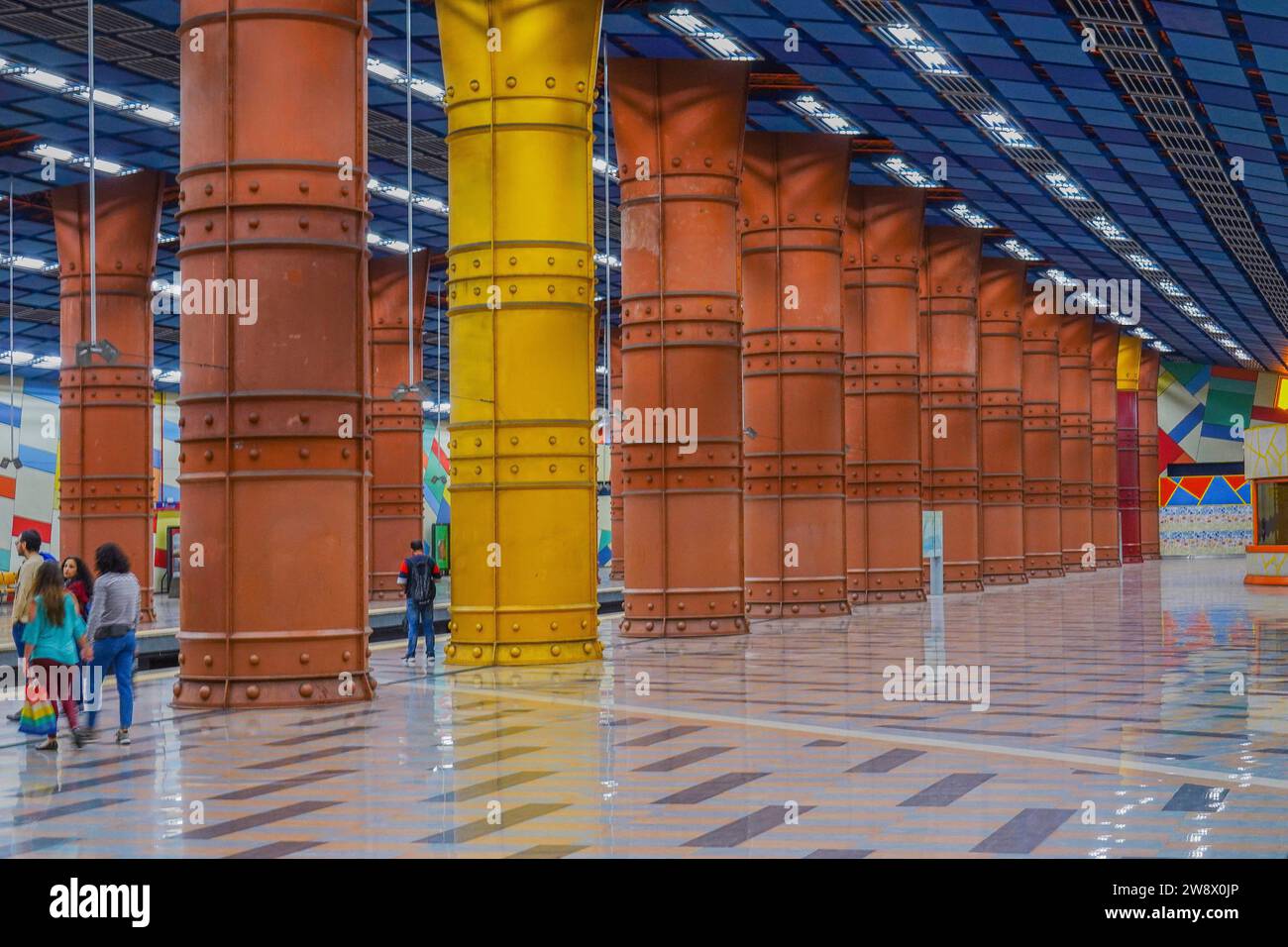 Portugal, Lisbon, Olaias metro station is among the 10 most beautiful ...