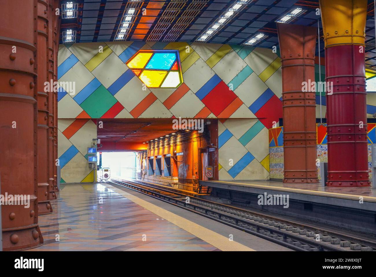 Portugal, Lisbon, Olaias metro station is among the 10 most beautiful ...