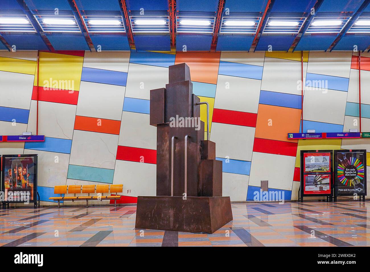 Portugal, Lisbon, Olaias metro station is among the 10 most beautiful ...