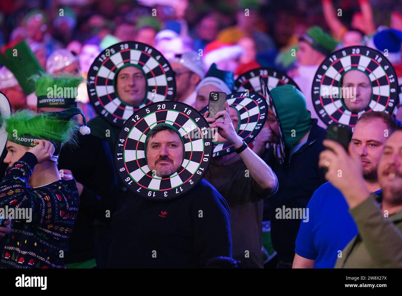 A general view of darts fans on day eight of the Paddy Power World ...