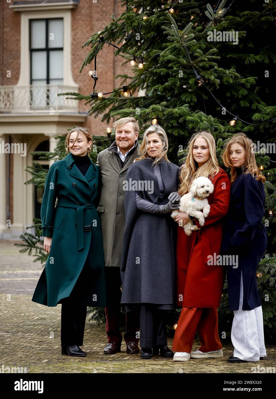 THE HAGUE - Netherlands, 22/12/2023, King Willem-Alexander and Queen ...