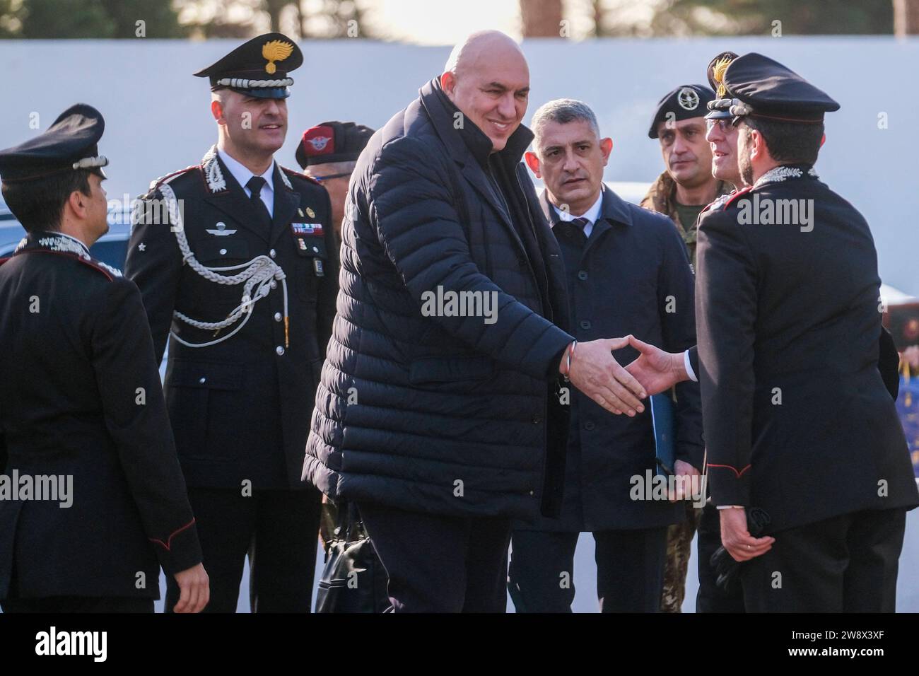 Guido Crosetto in Caivano Italian Defence Minister Guido Crosetto ...