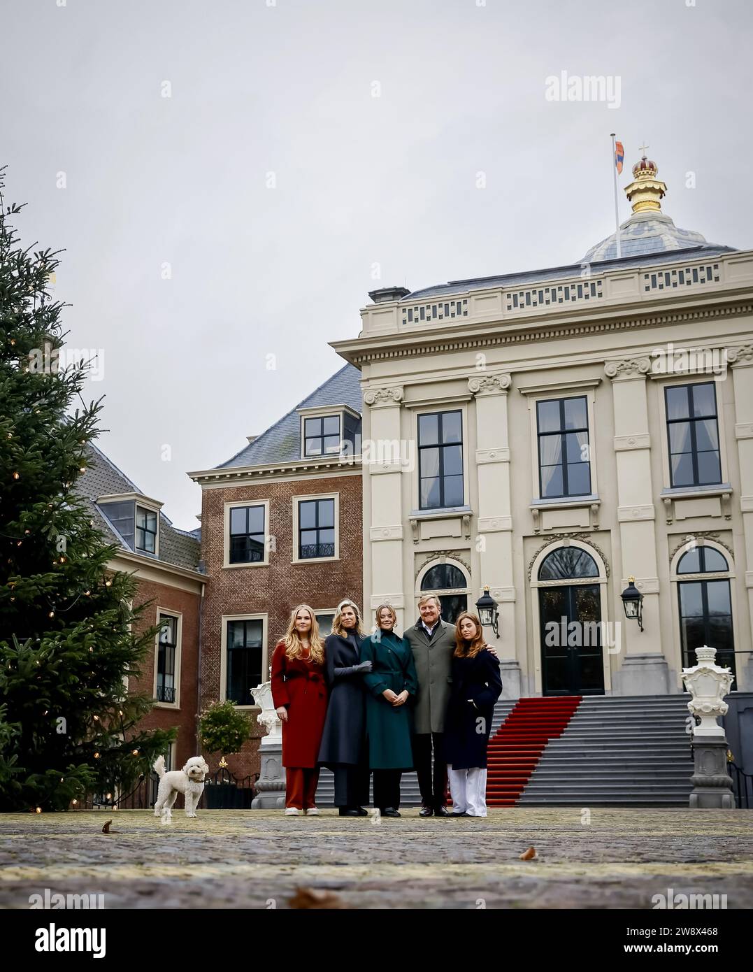 THE HAGUE - Netherlands, 22/12/2023, King Willem-Alexander and Queen ...