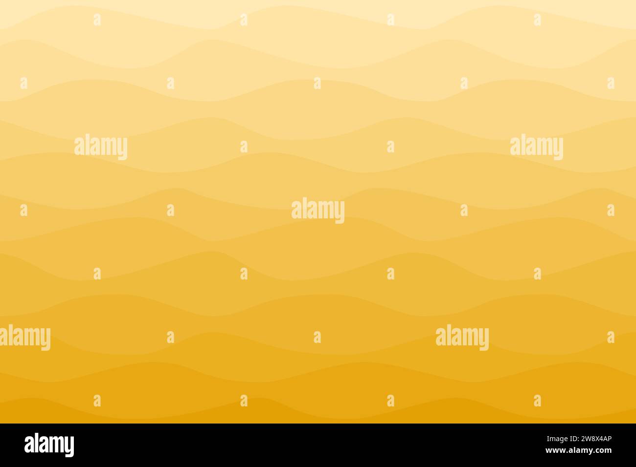 Gradual wavy yellow orange background. Vector illustration Stock Vector ...