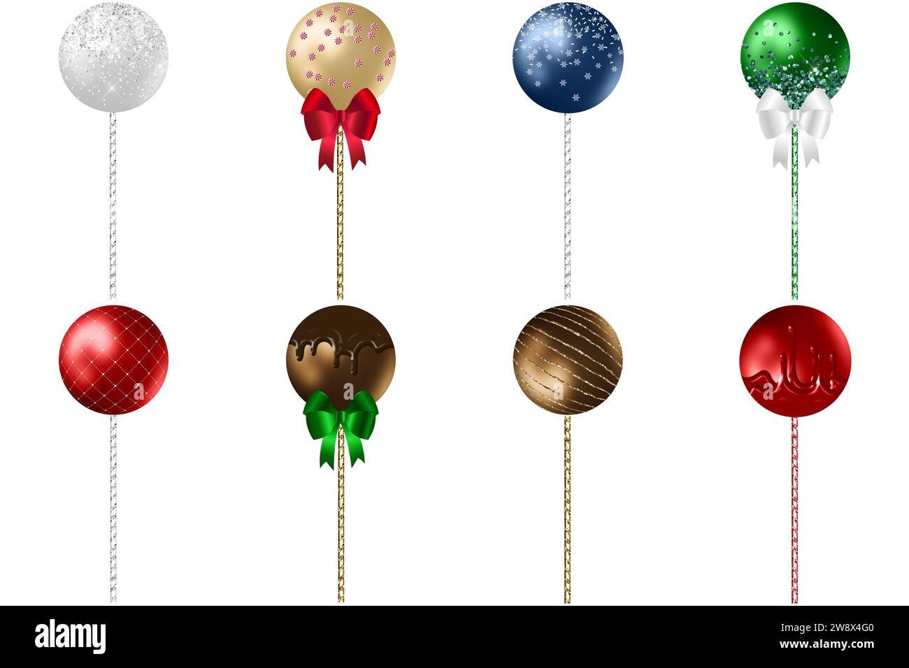 Elevate your holiday treats with charming Christmas Cake Pops Clipart ...