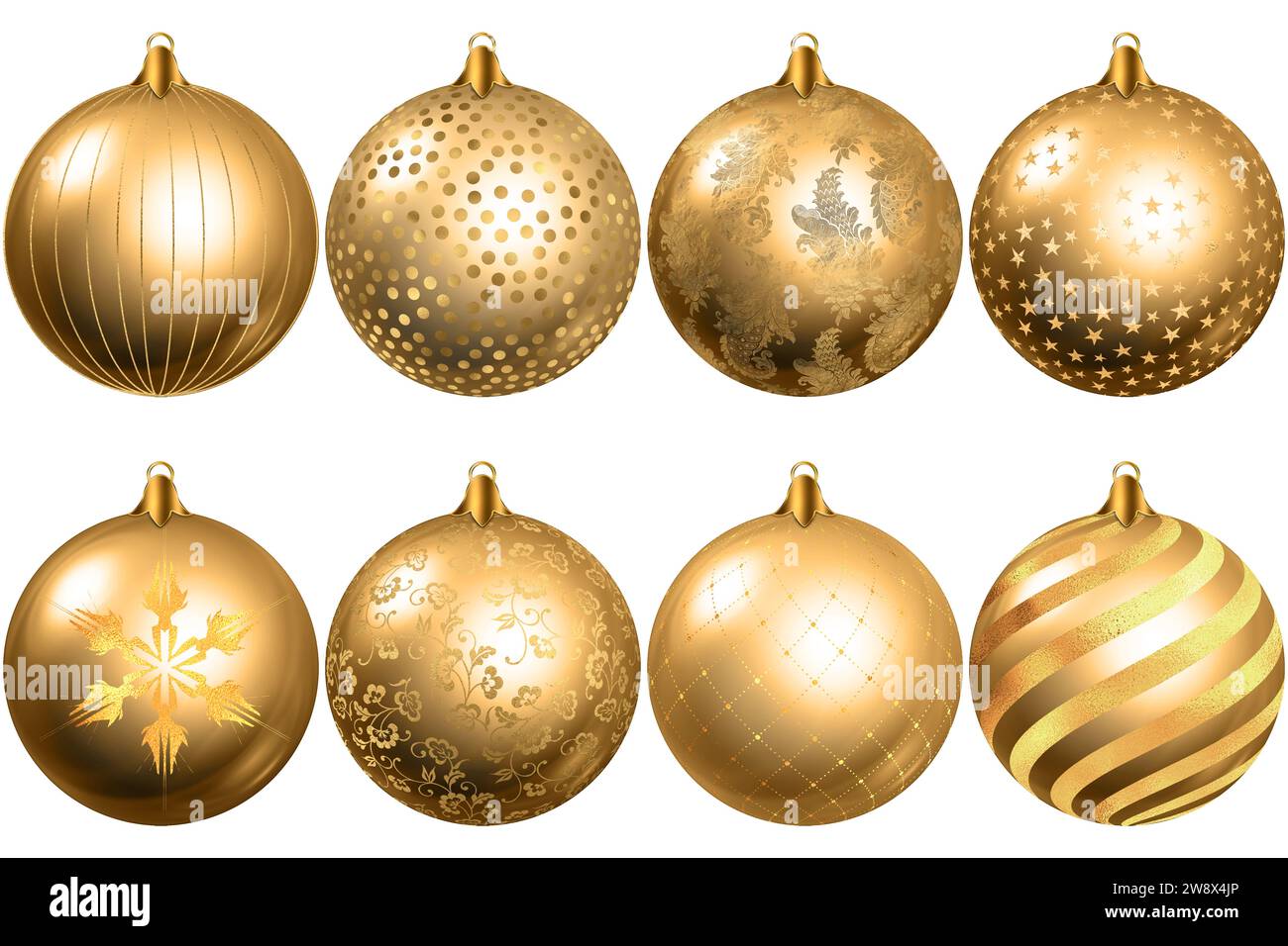 Infuse your festivities with elegance using Gold Christmas Ornament ...