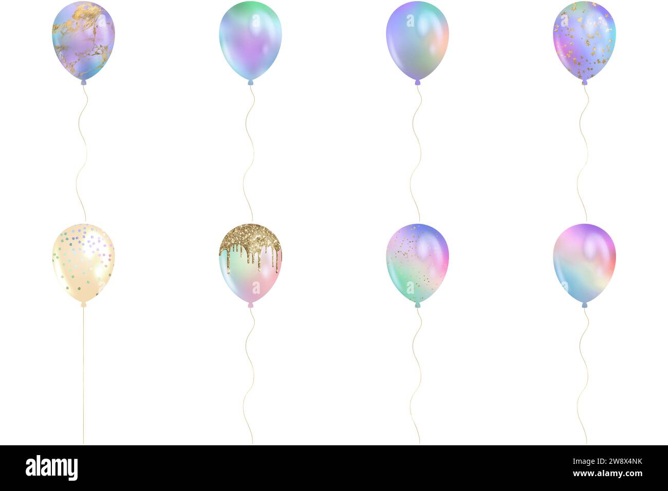 Immerse yourself in the enchantment of our iridescent rainbow balloons ...