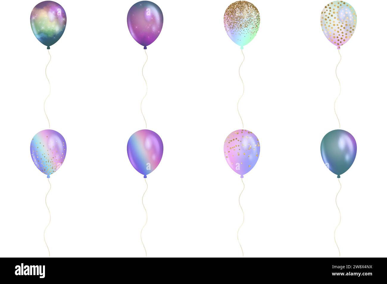 Immerse yourself in the enchantment of our iridescent rainbow balloons ...