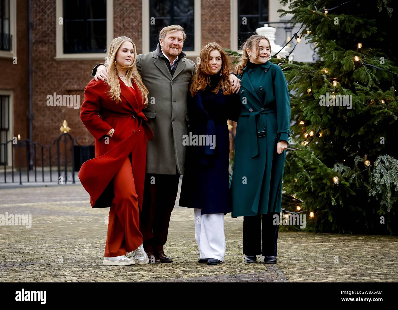THE HAGUE - Netherlands, 22/12/2023, King Willem-Alexander together ...