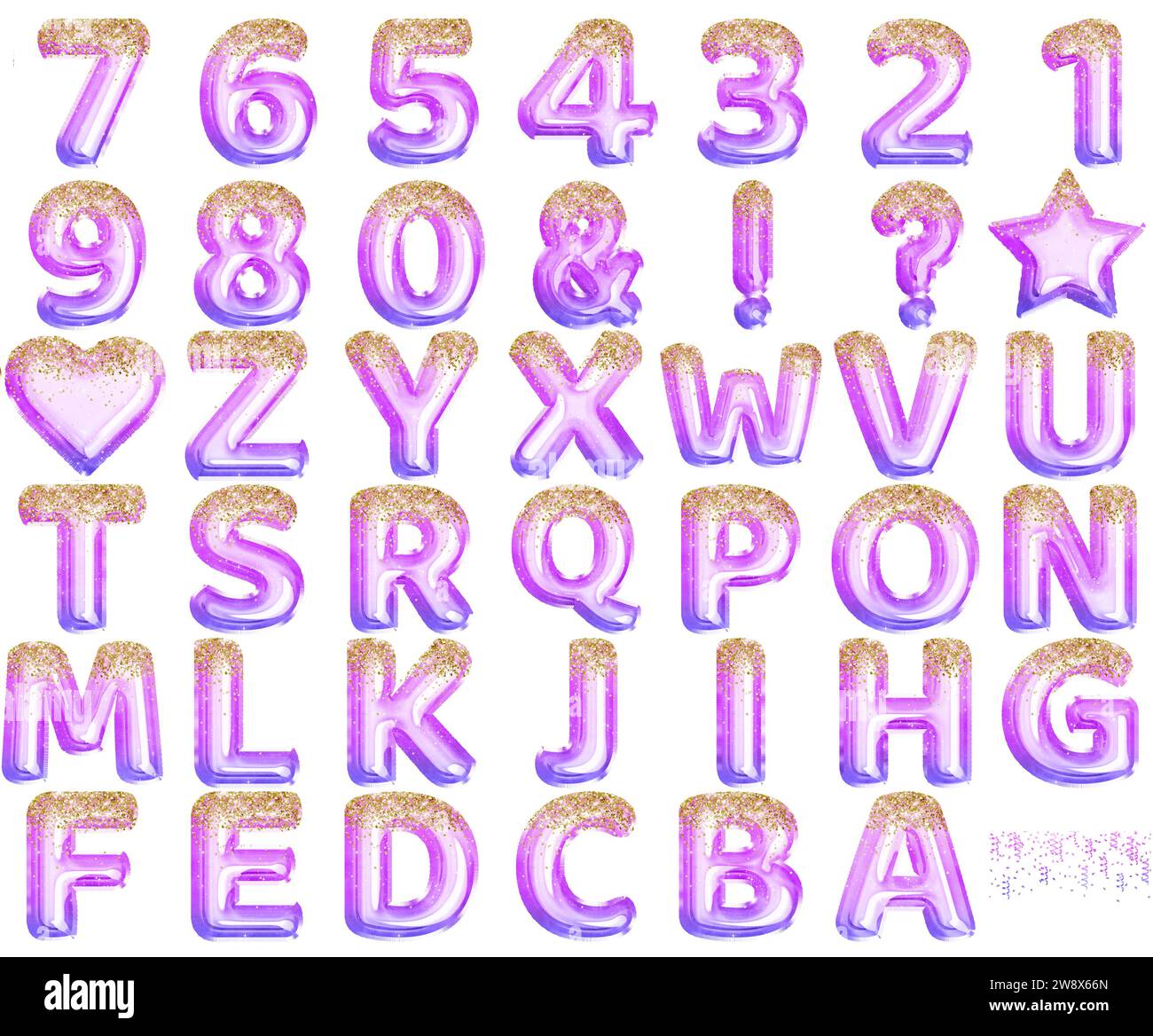 Foil balloon alphabet hi-res stock photography and images - Alamy