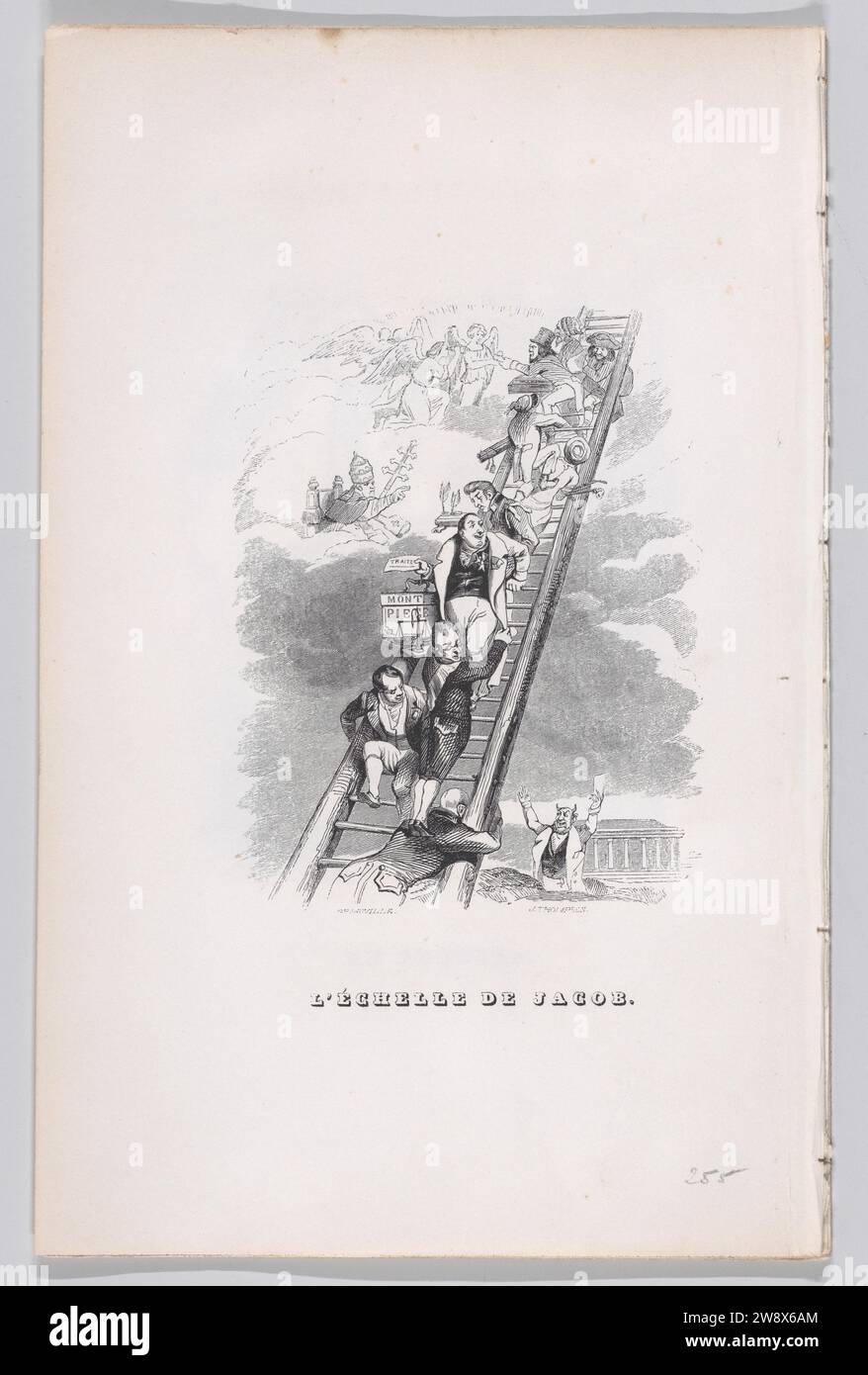 Jacob's Ladder, from "The Complete Works of Beranger" 1959 by Pierre ...