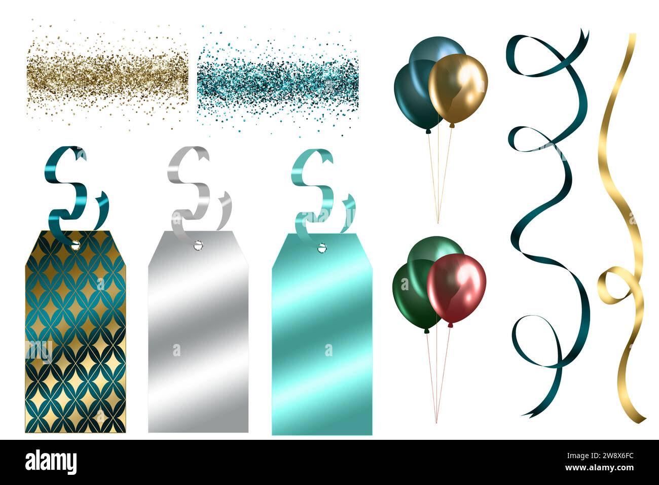 Teal and gold hi-res stock photography and images - Alamy