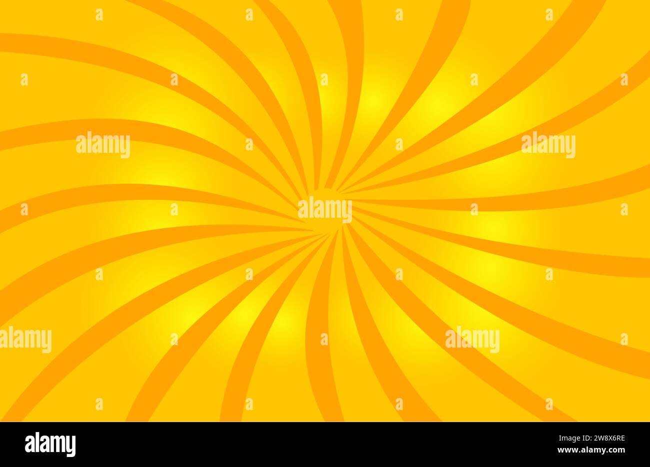 Abstract yellow orange gradient sun rays - Illustration Stock Photo - Alamy