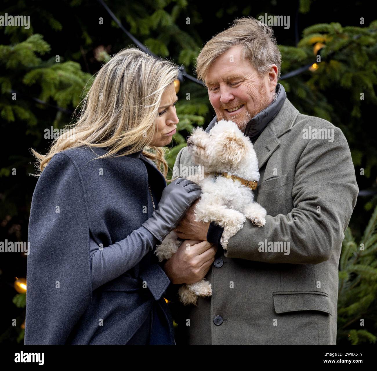 THE HAGUE - Netherlands, 22/12/2023, Queen Maxima and King Willem ...
