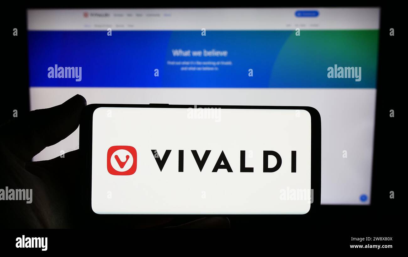 Vivaldi logo hi-res stock photography and images - Alamy