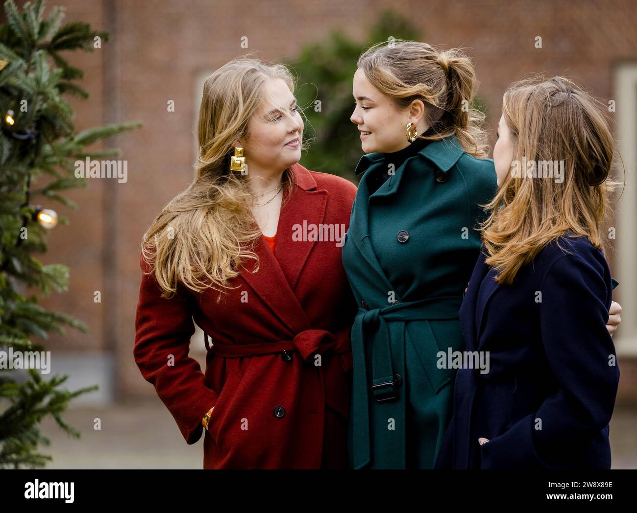 THE HAGUE - Princess Amalia, Princess Ariane and Princess Alexia during ...