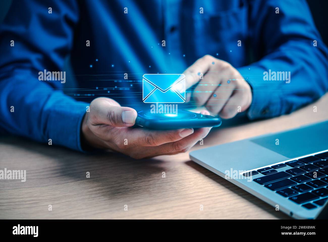 Phone icon email hi-res stock photography and images - Alamy