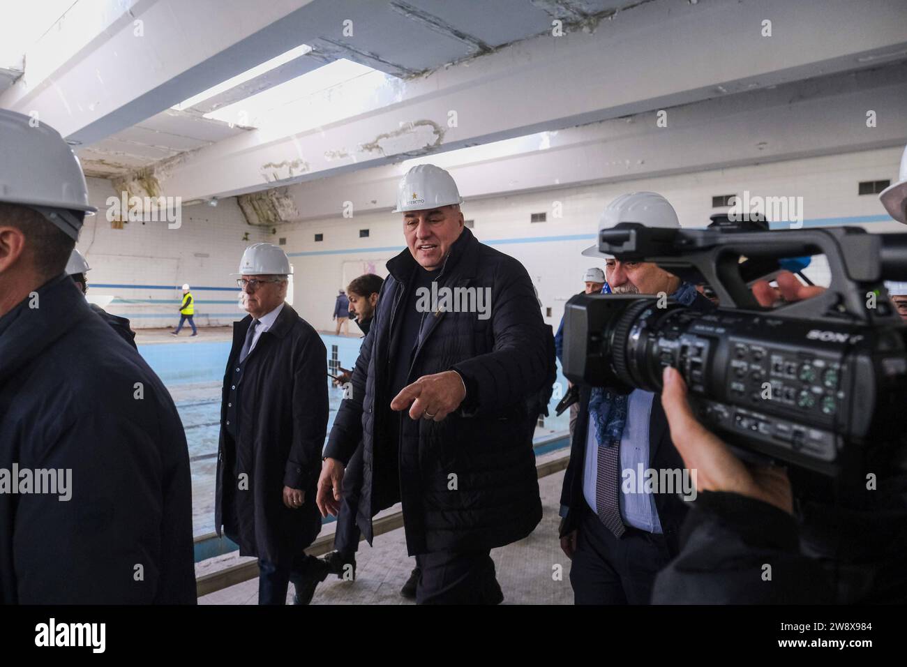 News - Italian Defence Minister Guido Crosetto in Caivano Italian ...