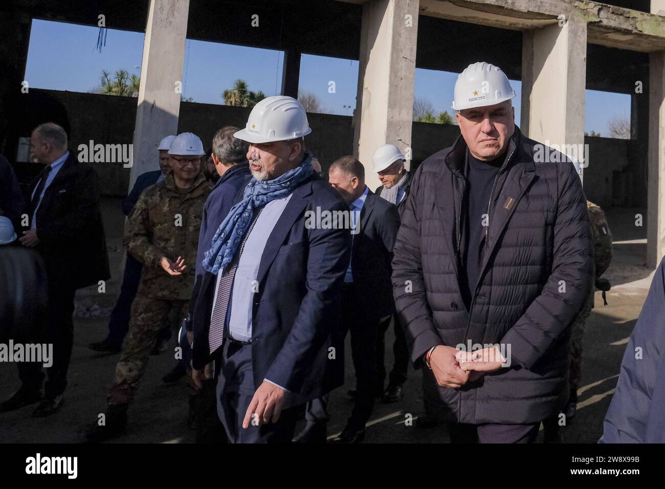 News - Italian Defence Minister Guido Crosetto in Caivano Italian ...