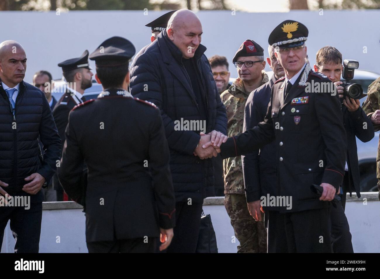 News - Italian Defence Minister Guido Crosetto in Caivano Italian ...