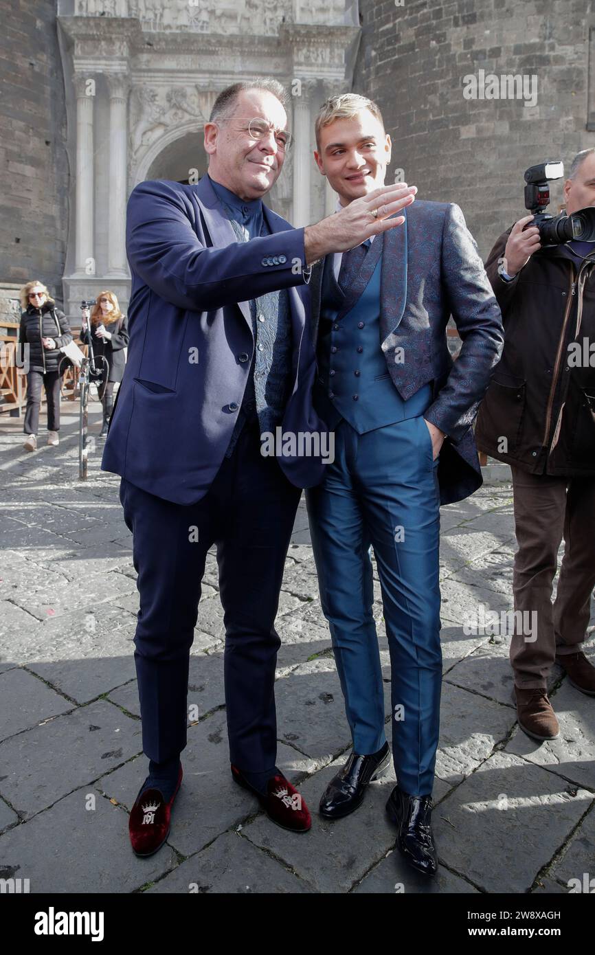 Naples, the civil ceremony of Alessandro Cecchi Paone and Simone ...