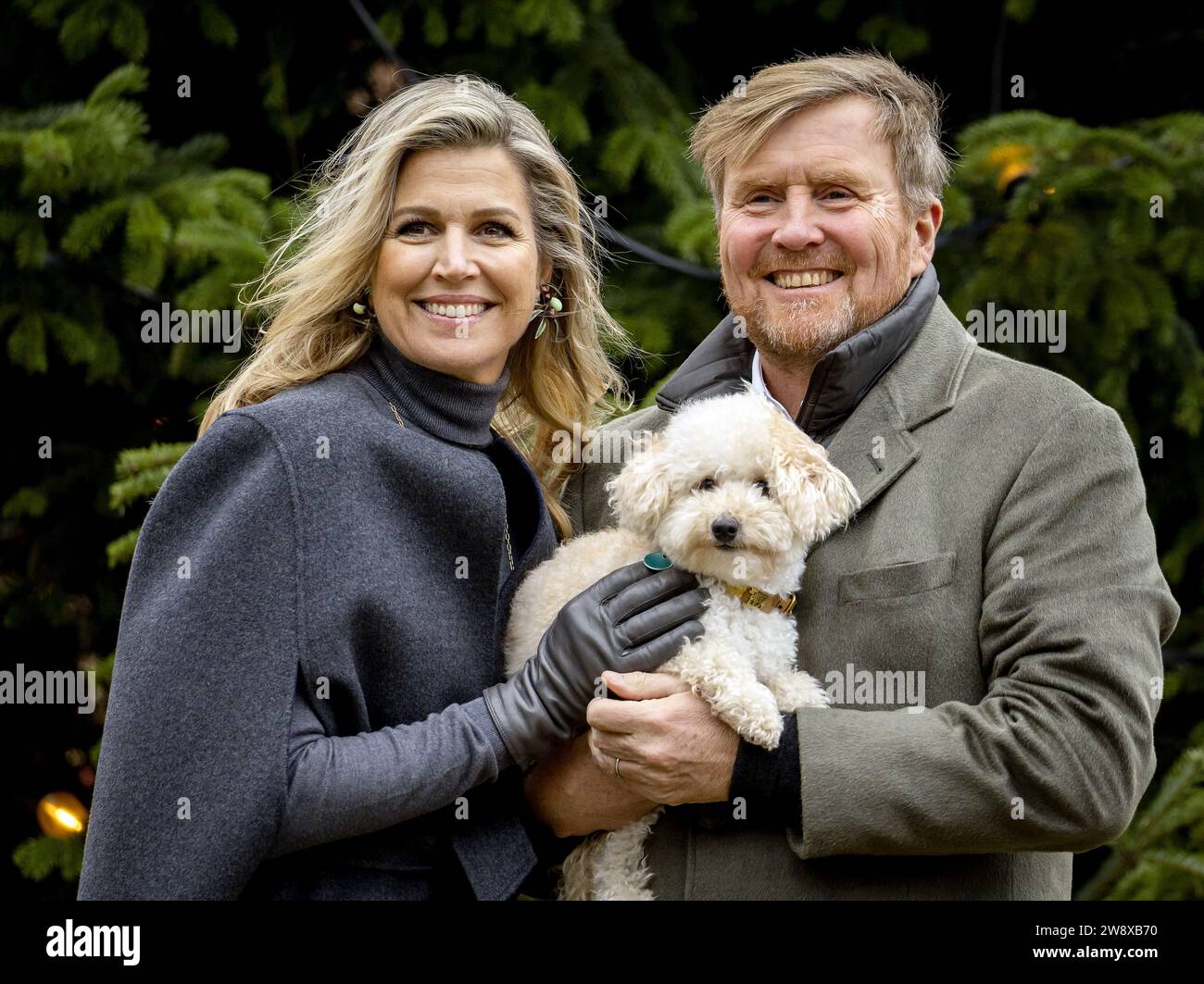 THE HAGUE - Queen Maxima and King Willem-Alexander during the ...