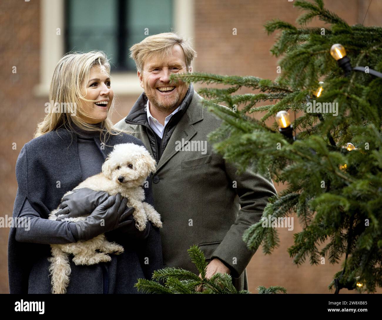 THE HAGUE - Queen Maxima and King Willem-Alexander during the ...