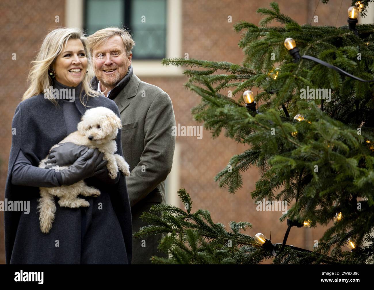 THE HAGUE - Queen Maxima and King Willem-Alexander during the ...