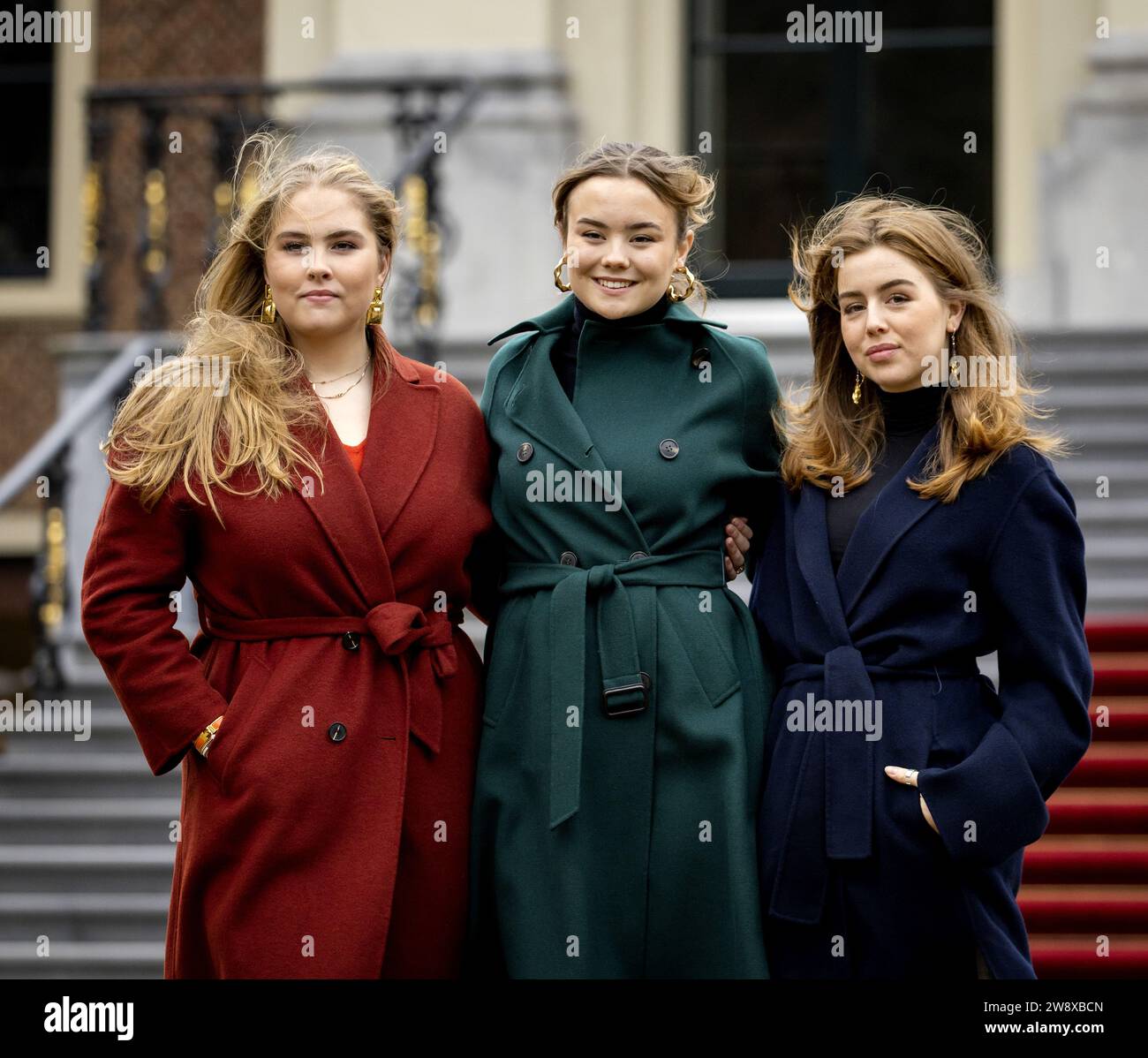 THE HAGUE - Princess Amalia, Princess Ariane and Princess Alexia during ...