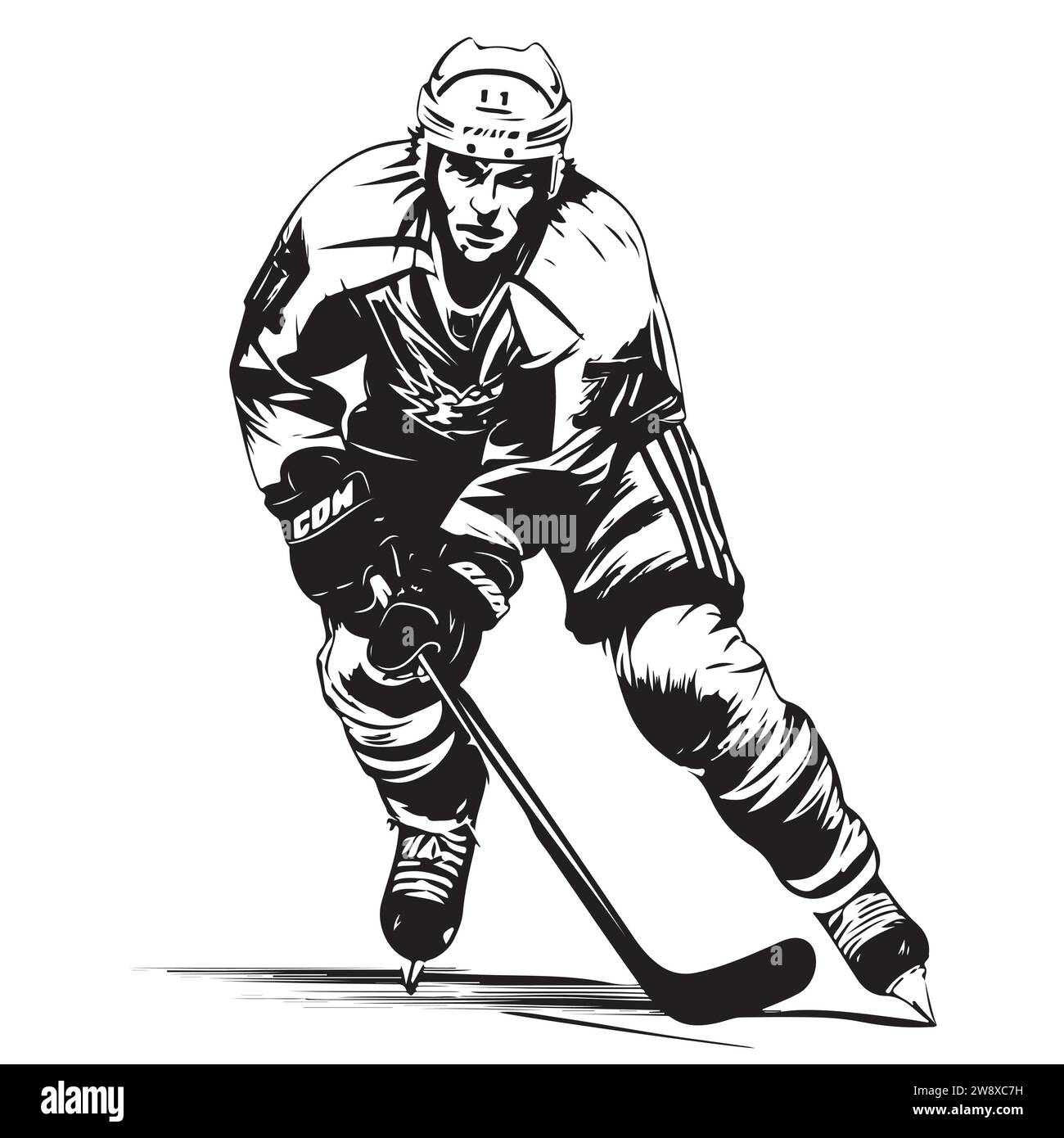 Hockey Vector Kunst Free Vectors | Ice Hockey Illustration