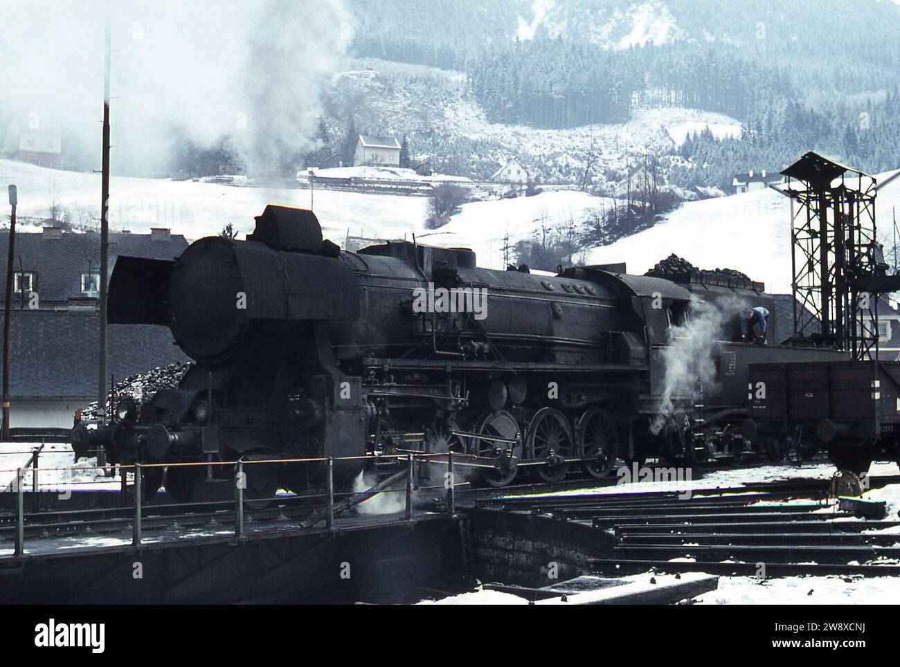 Railway trip to Austria and West Germany February 1971 Stock Photo - Alamy
