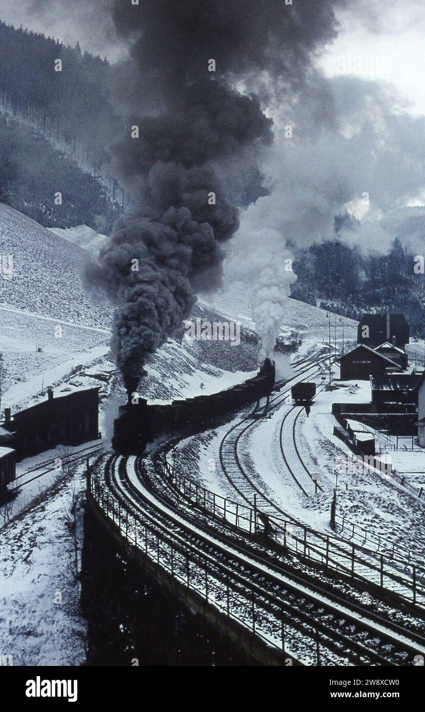 Railway trip to Austria and West Germany February 1971 Stock Photo - Alamy