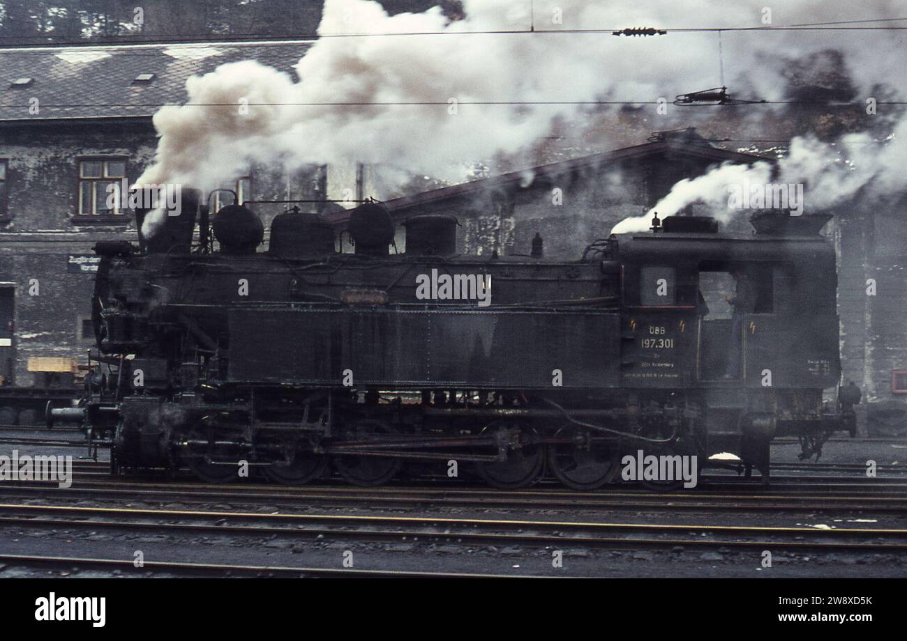 Railway trip to Austria and West Germany February 1971 Stock Photo - Alamy