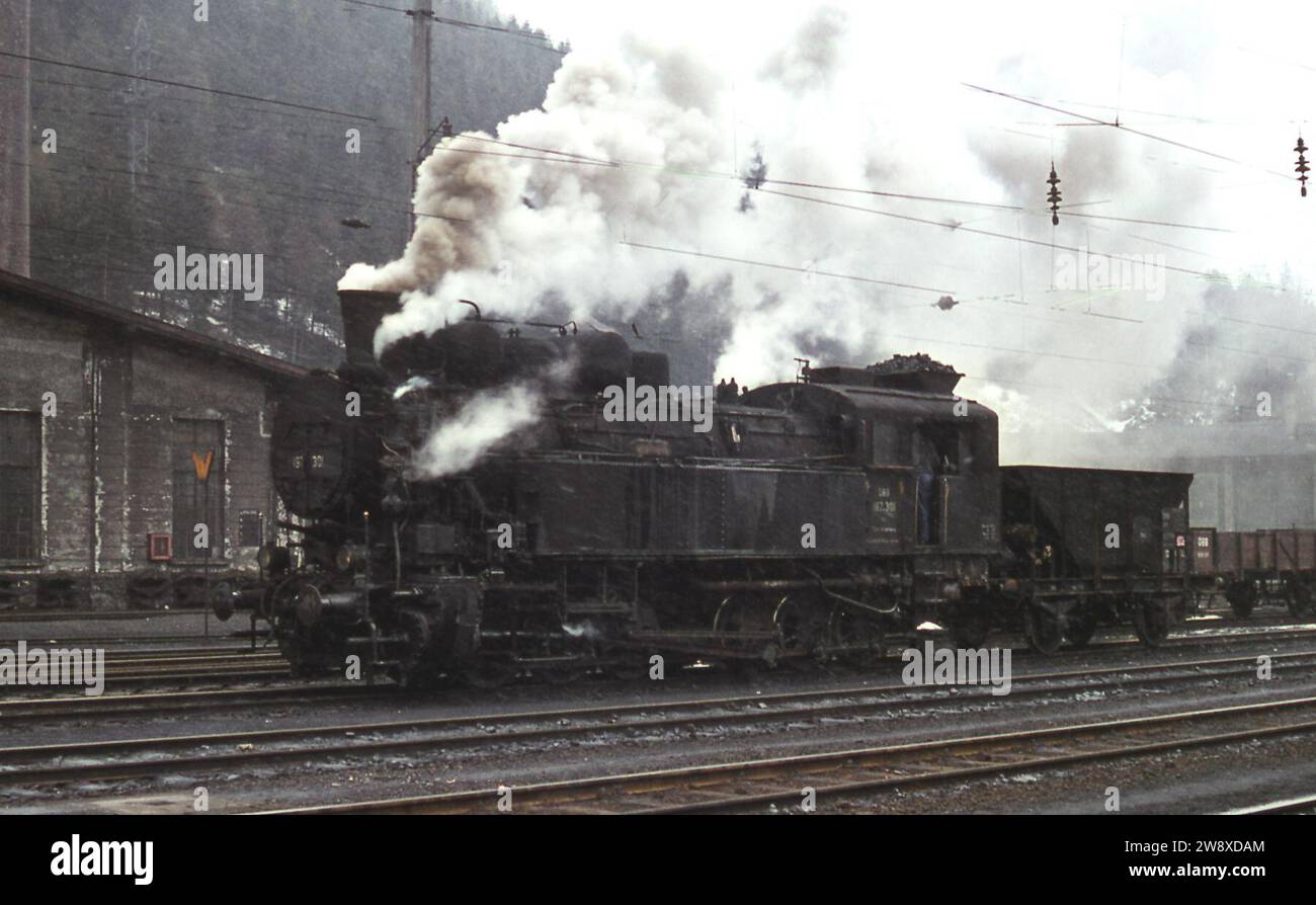Railway trip to Austria and West Germany February 1971 Stock Photo - Alamy