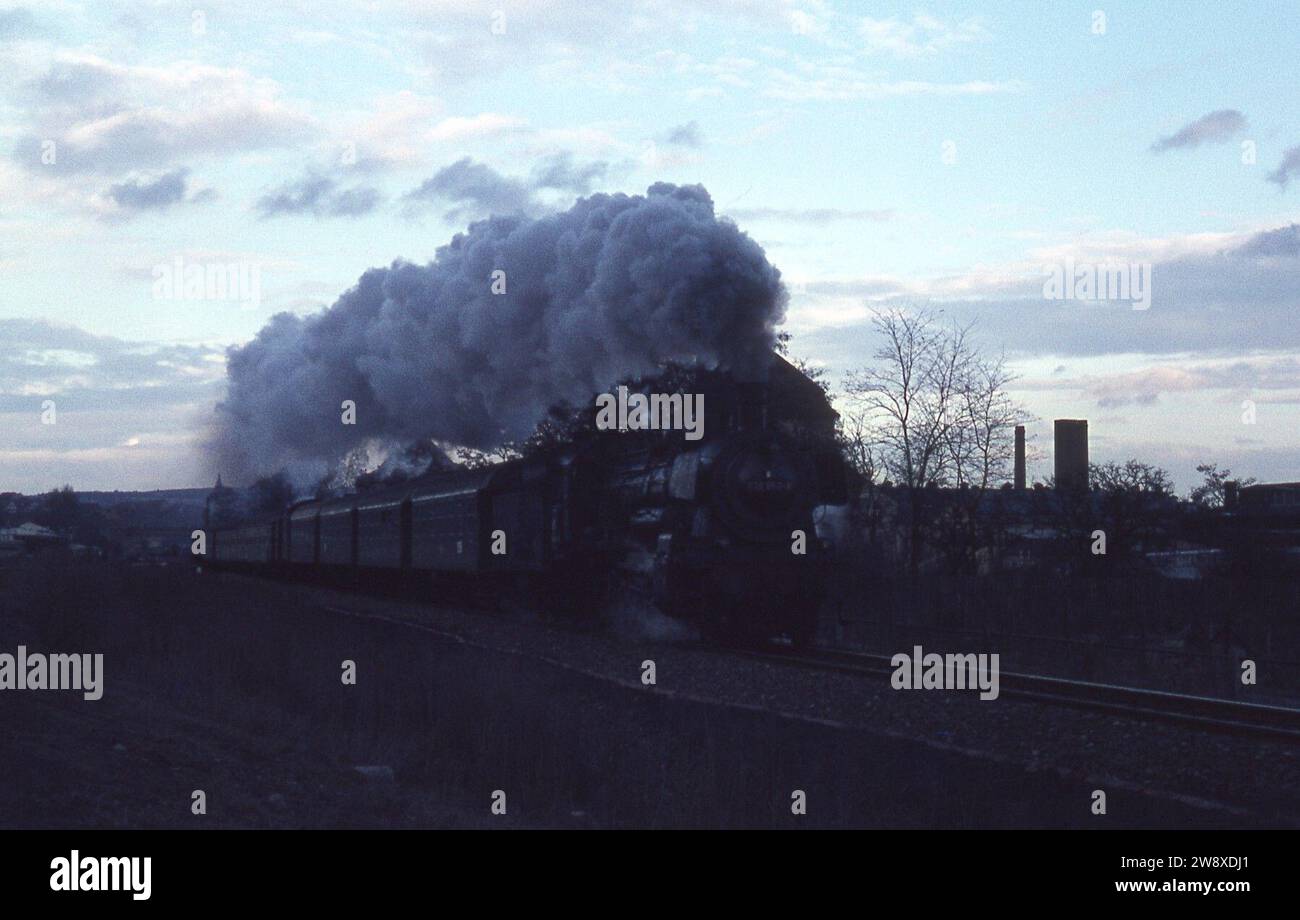 Railway trip to Austria and West Germany February 1971 Stock Photo - Alamy