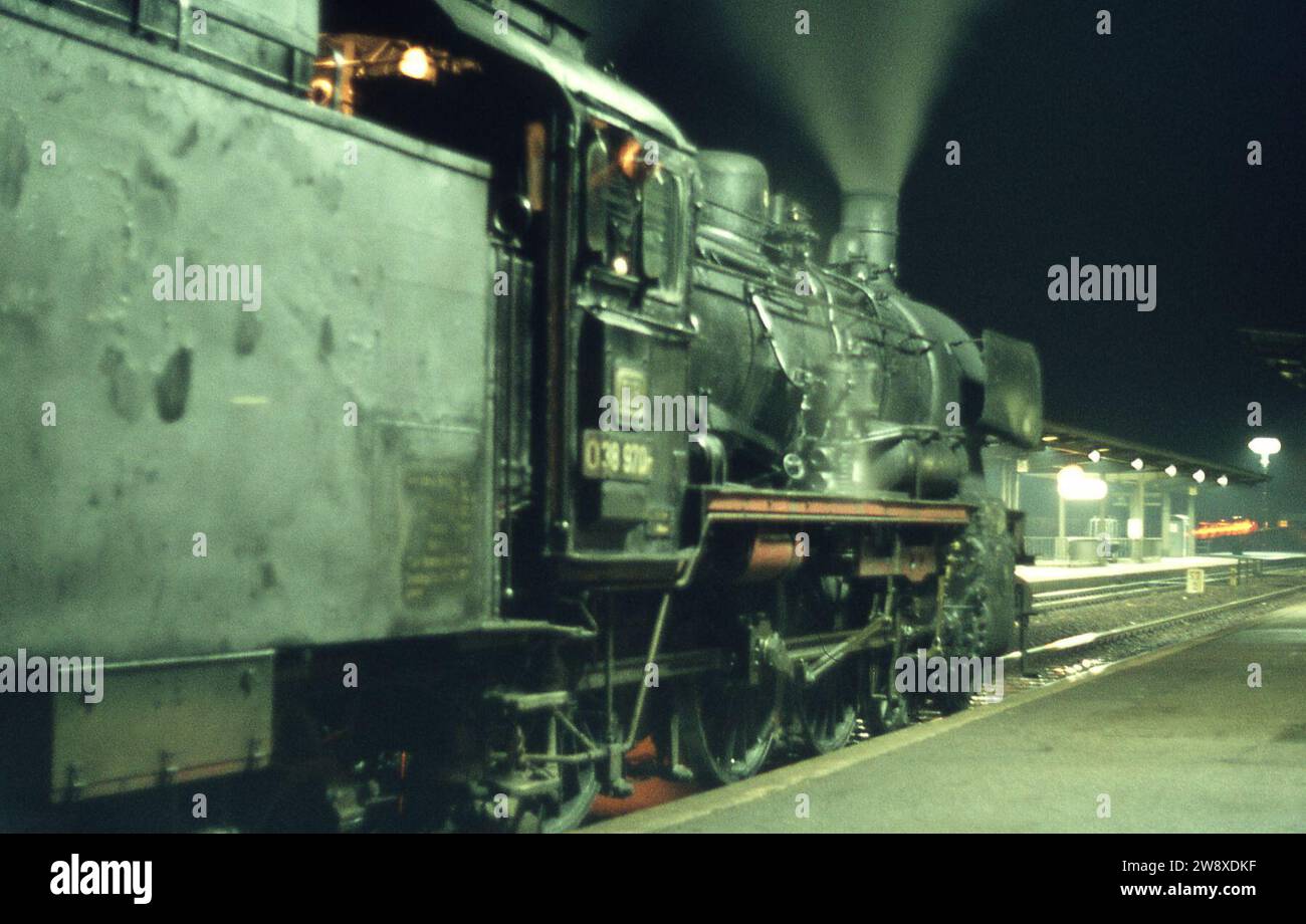 Railway trip to Austria and West Germany February 1971 Stock Photo - Alamy