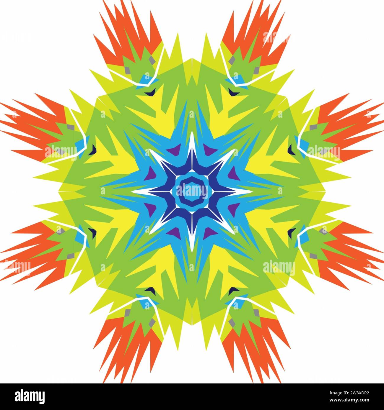 tile, mandala, seamless, design, digital, illustration, decoration ...