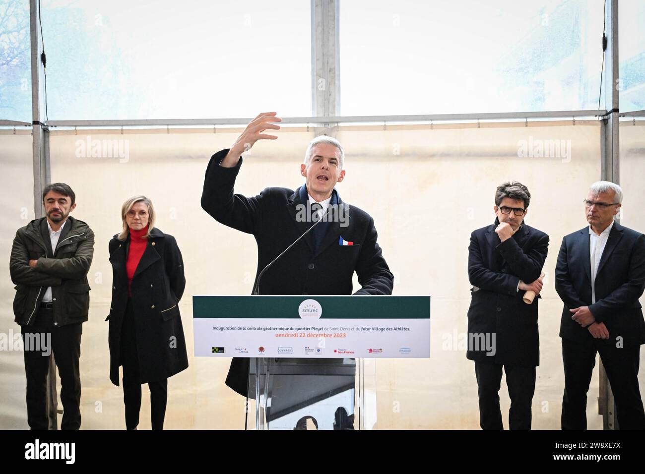 Saint Denis, France. 22nd Dec, 2023. Nicolas Ferrand, Executive General ...