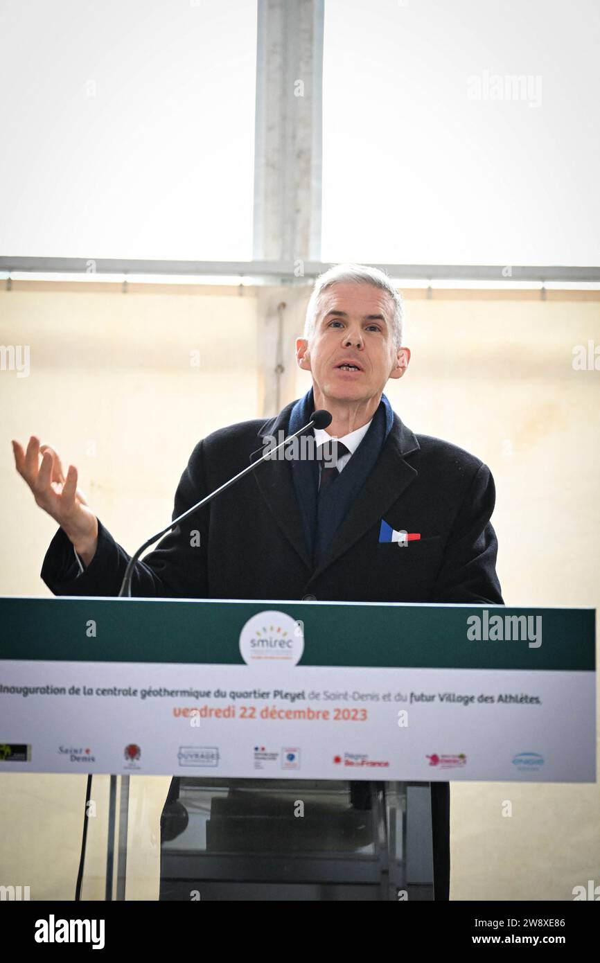 Saint Denis, France. 22nd Dec, 2023. Nicolas Ferrand, Executive General ...
