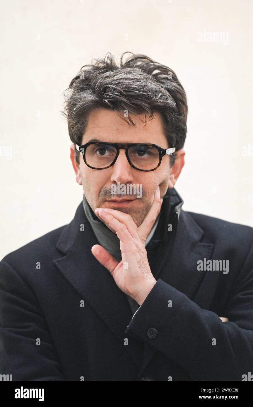 Saint Denis, France. 22nd Dec, 2023. Mathieu Hanotin, Mayor of Saint ...