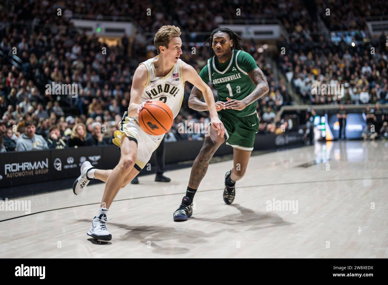 West Lafayette, Indiana, USA. 21st Dec, 2023. Purdue Boilermakers Guard ...