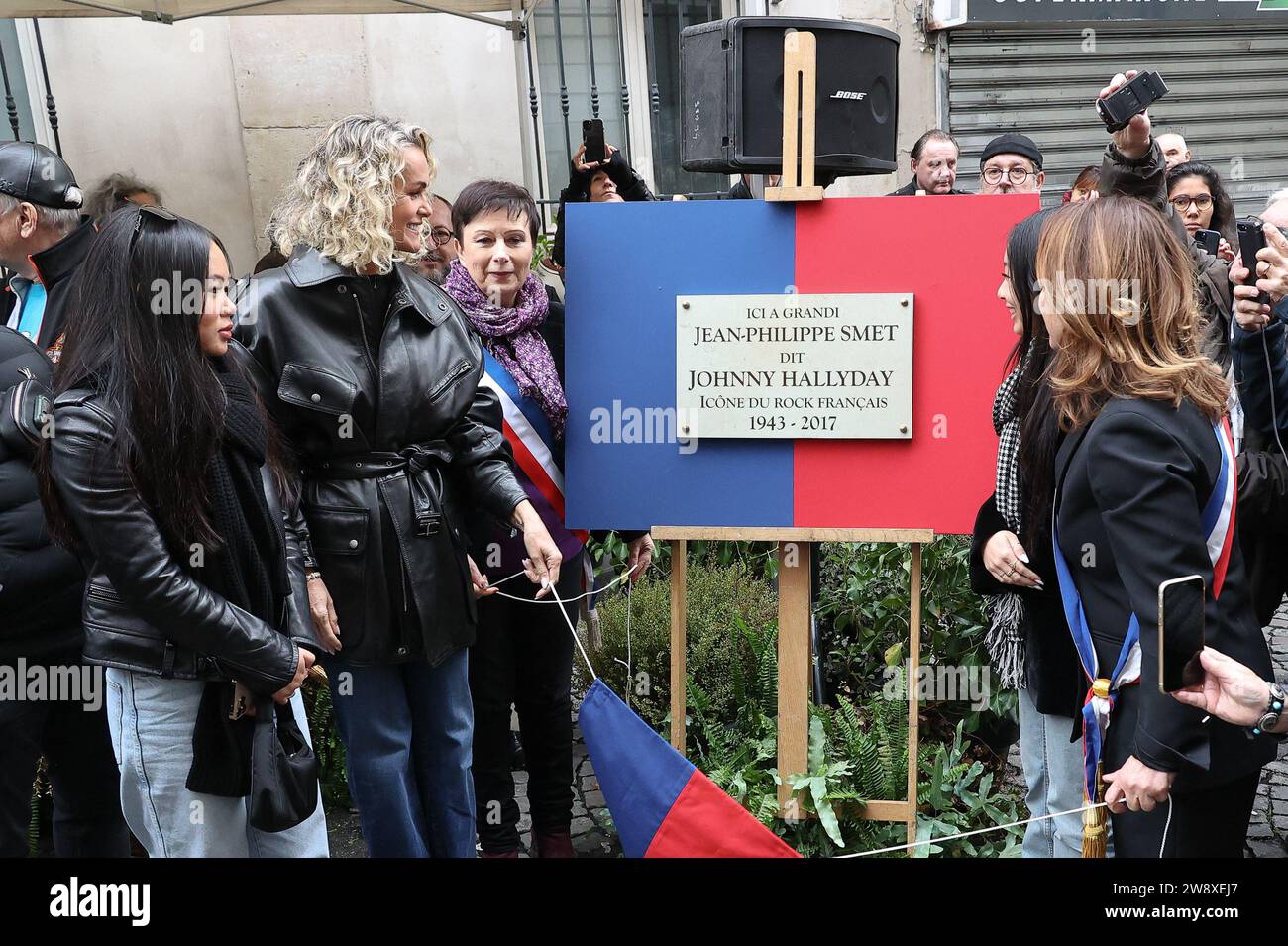 Paris, France. 22nd Dec, 2023. Delphine Burkli, Laurence Patrice ...