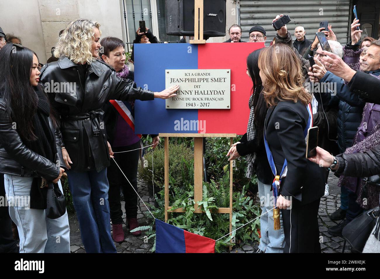 Paris, France. 22nd Dec, 2023. Delphine Burkli, Laurence Patrice ...