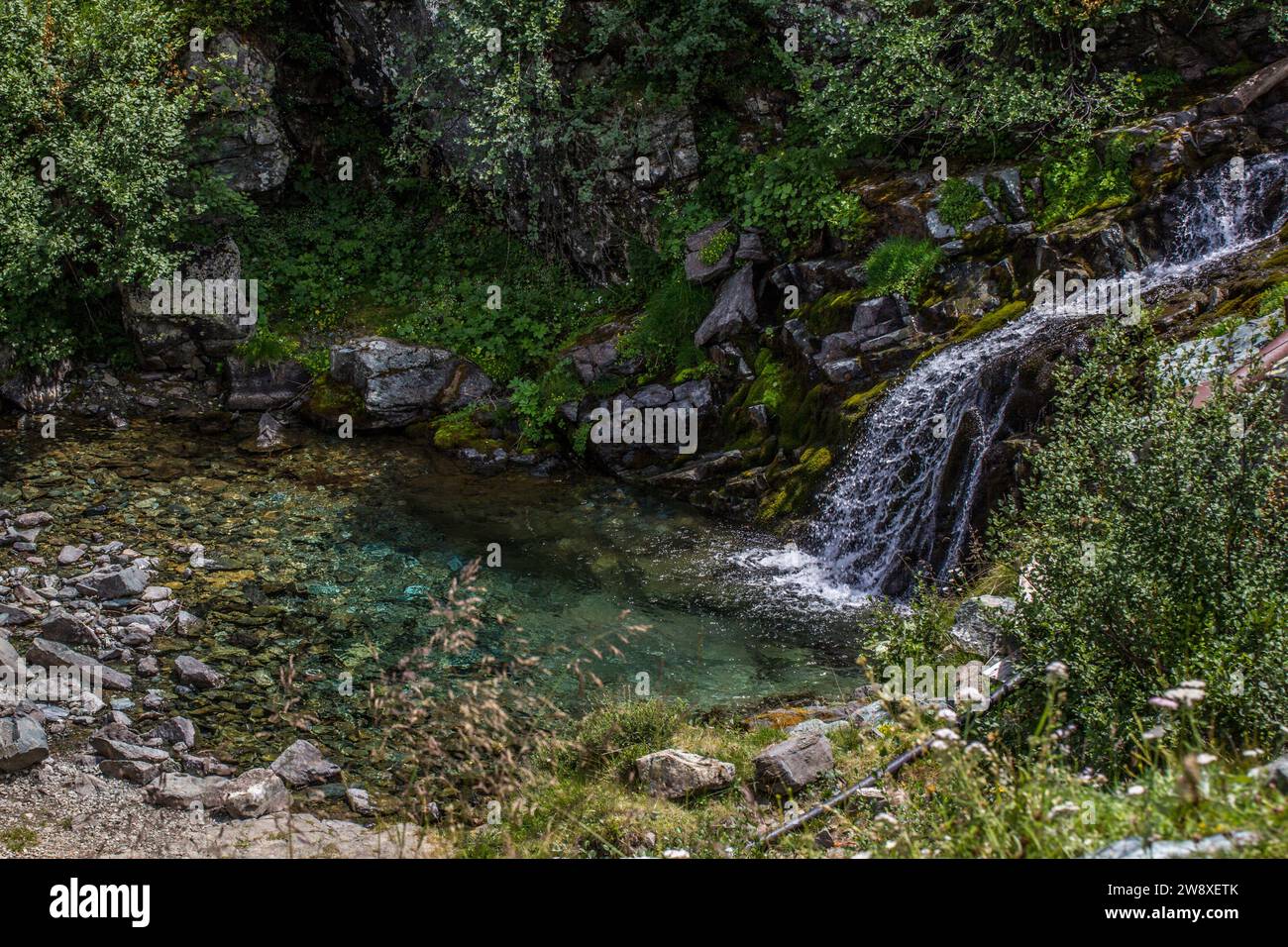 Mountain scenery fron Champorcher, Aosta Stock Photo - Alamy