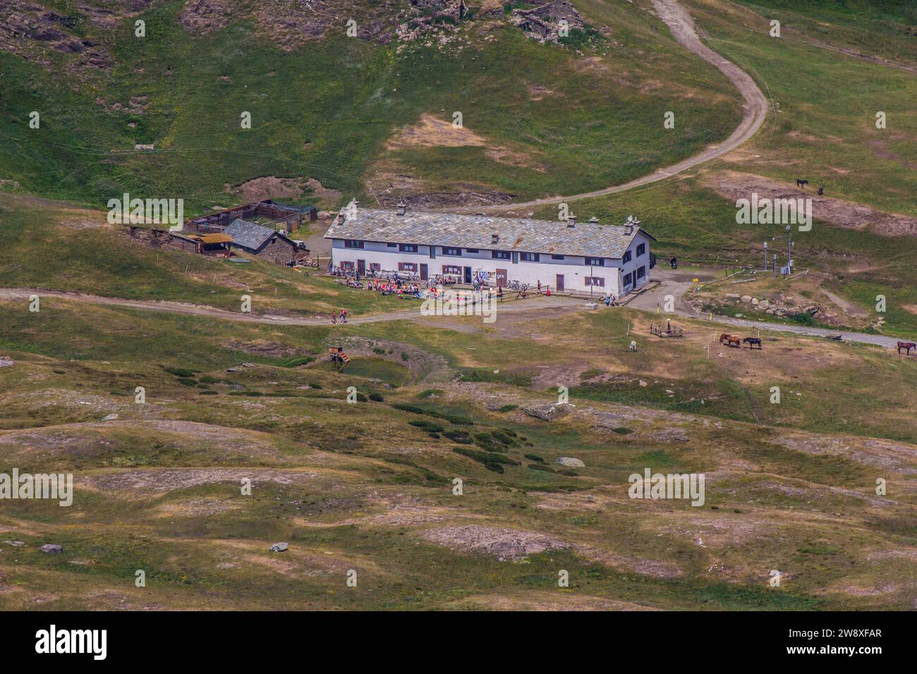 Mountain scenery fron Champorcher, Aosta Stock Photo - Alamy