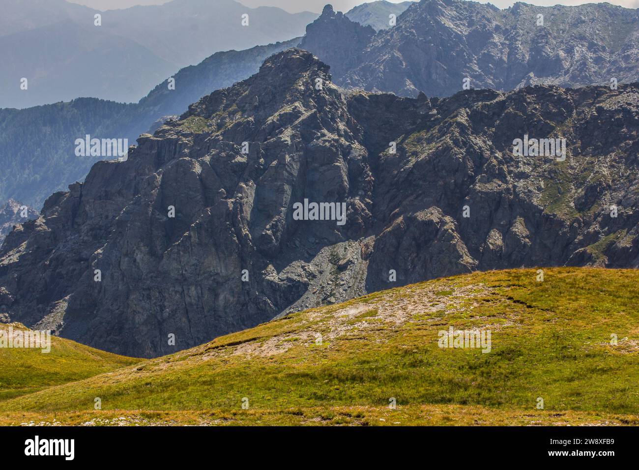 Mountain scenery fron Champorcher, Aosta Stock Photo - Alamy