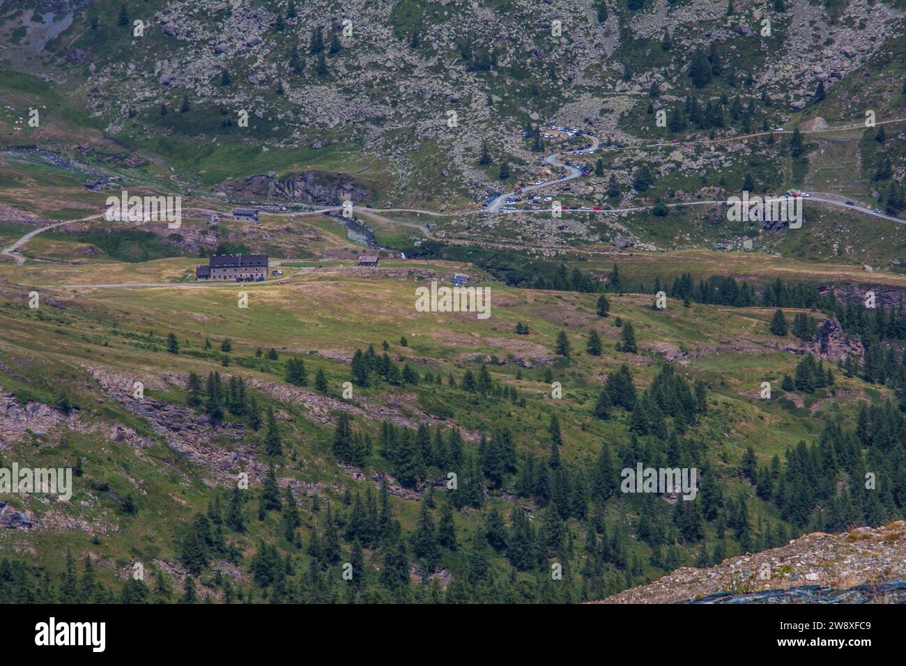 Mountain scenery fron Champorcher, Aosta Stock Photo - Alamy